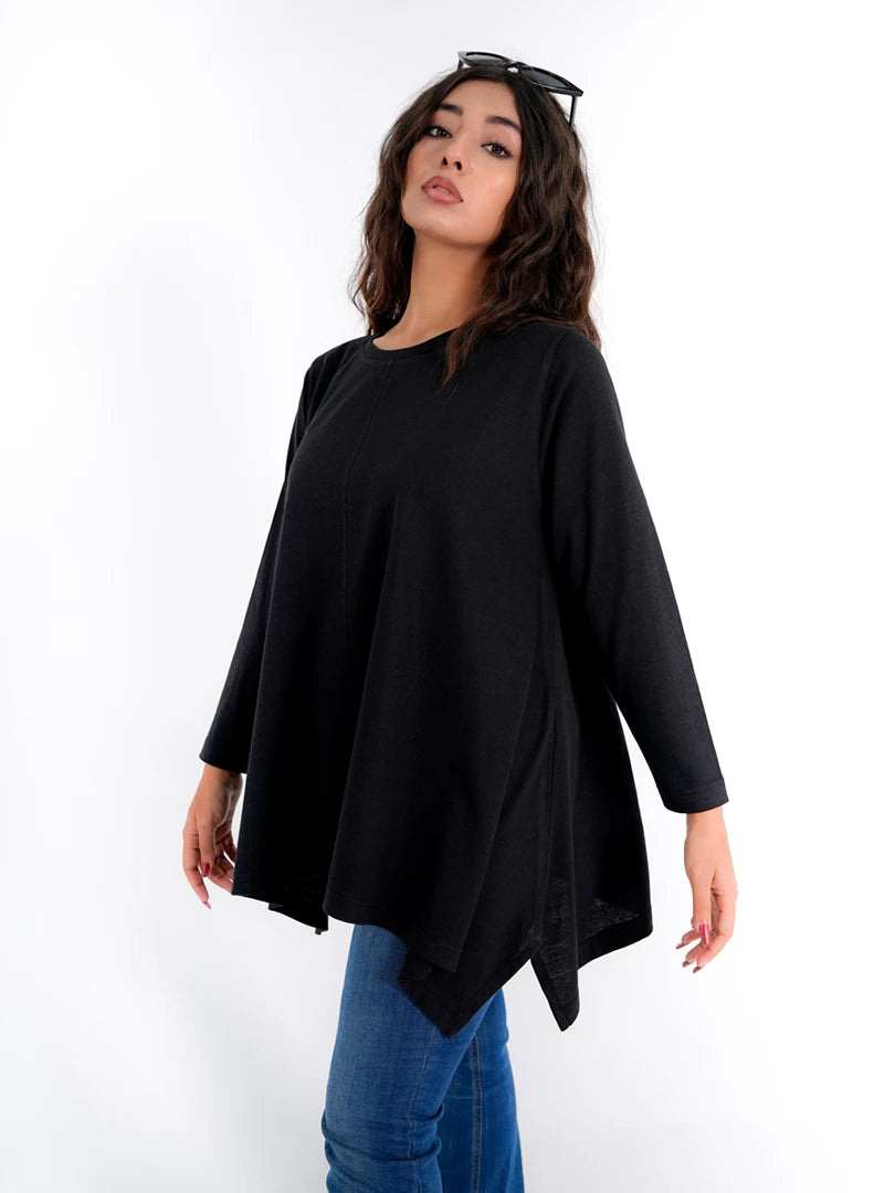 Florens Flare Top - Black – Coastline